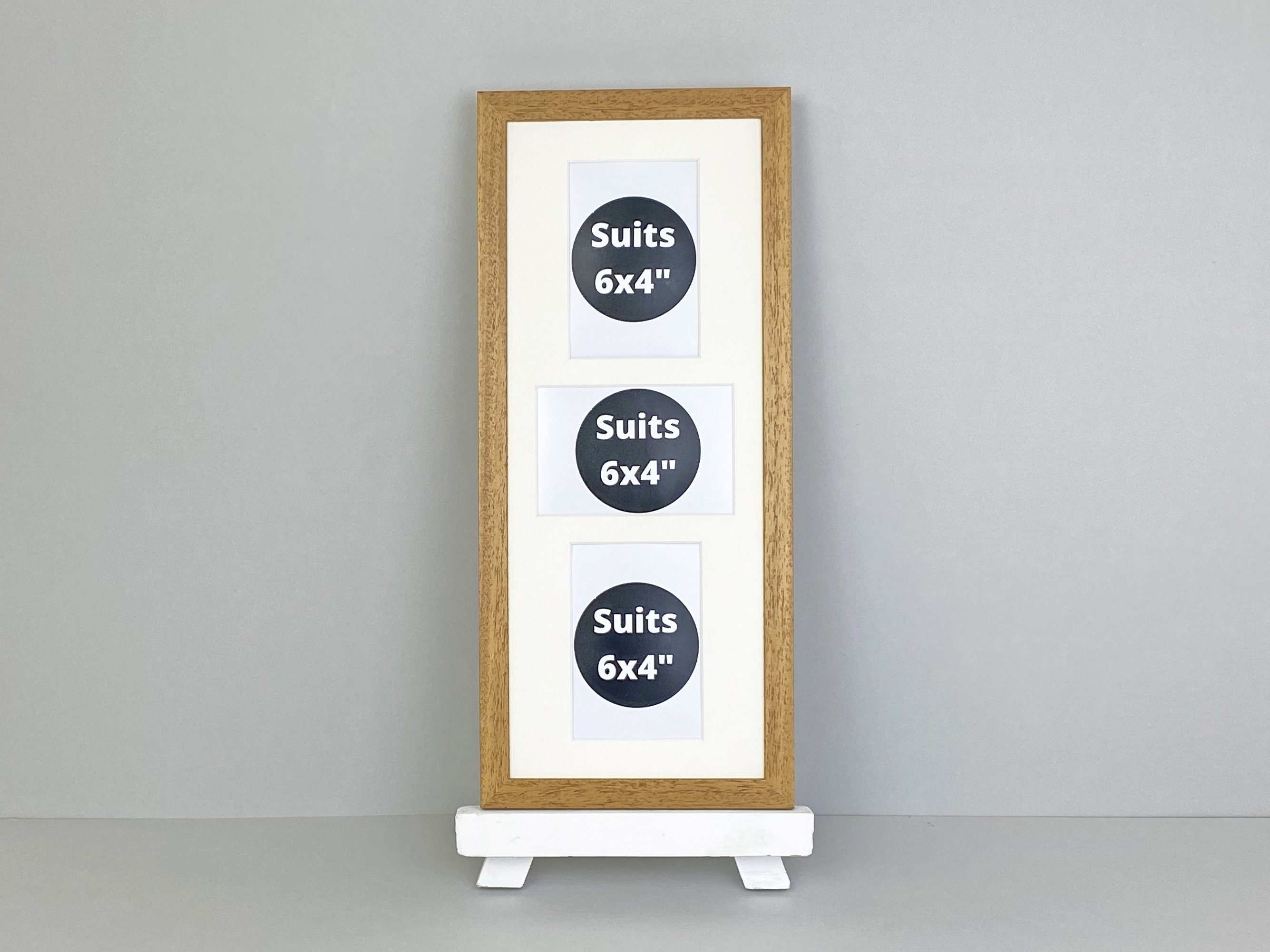 Multi Aperture Photo Frame. Holds Three 6x4 Photos. - Etsy UK