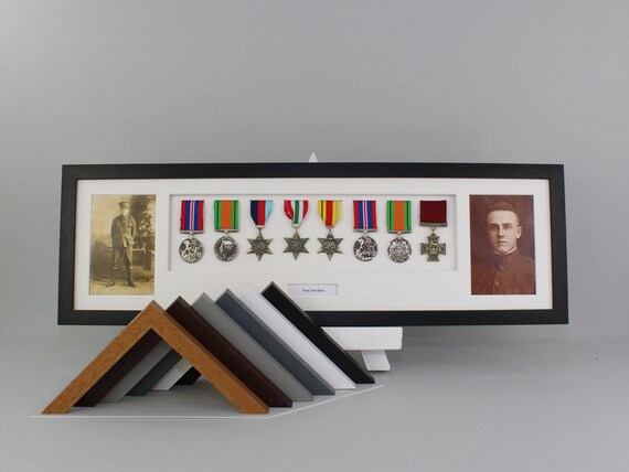 Personalised Military and Service Medal Display Frame for | Etsy