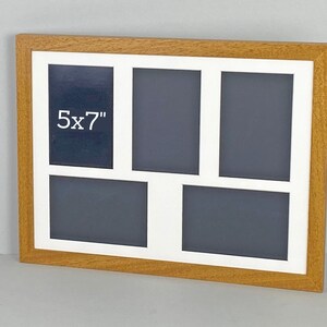 Multi Aperture Photo Frame. Holds Five 7x5 Photos. 40x50cm. Portrait ...