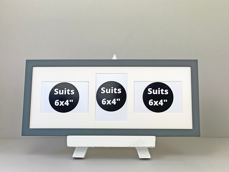 Multi Aperture Photo Frame. Holds Three 6x4 Photos. - Etsy UK