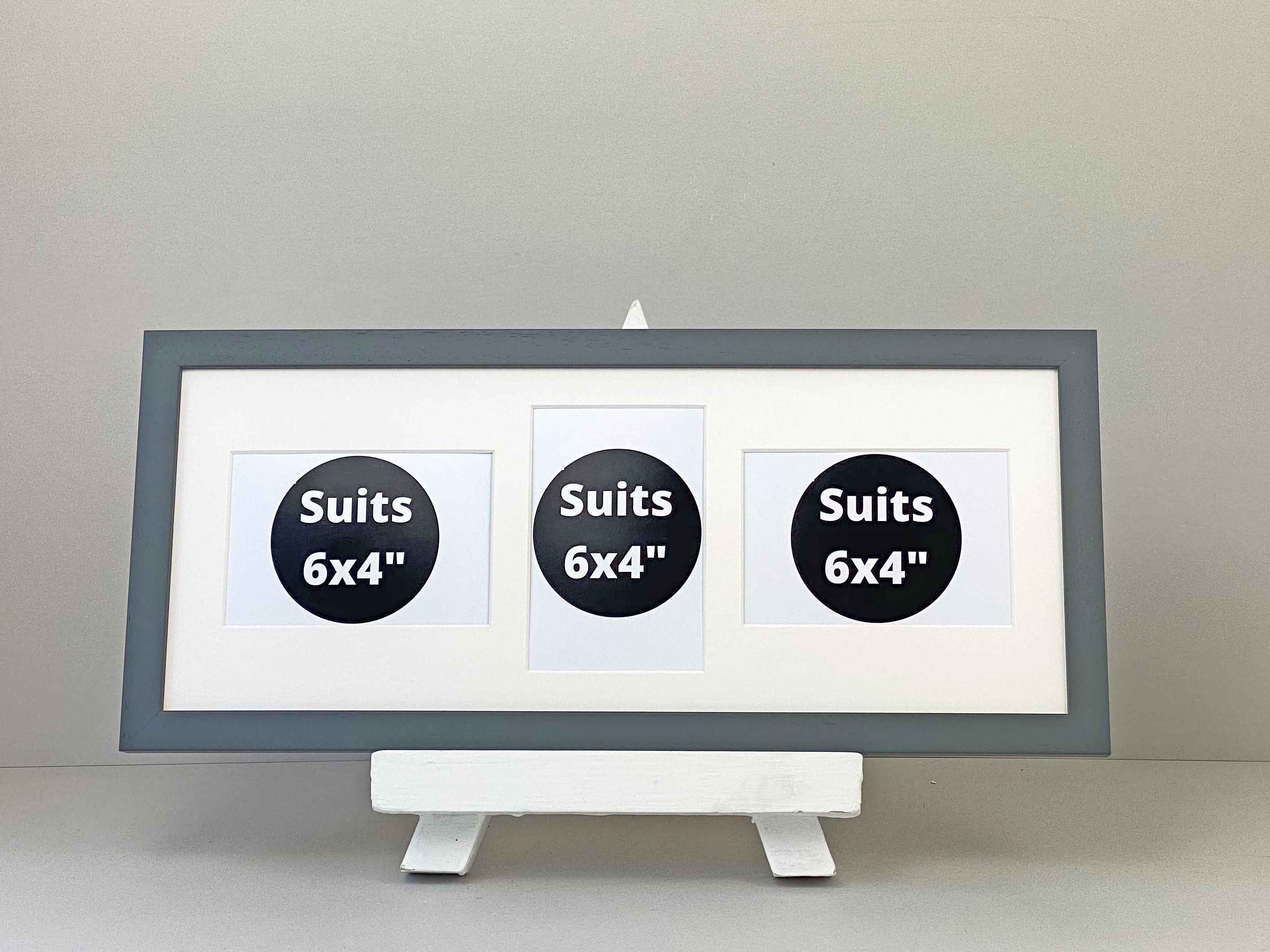 Multi Aperture Photo Frame. Holds Three 6x4 Photos. - Etsy UK