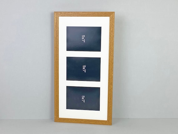 Multi Aperture Photo Frame. Holds Three 5x7 Photos. | Etsy UK