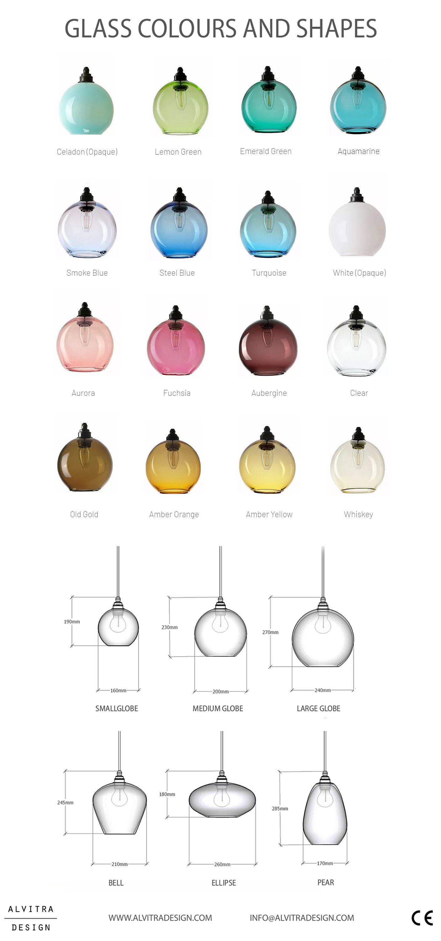 Colored Glass Pendant Lights. Kitchen Pendant Lighting. Lights | Etsy ...