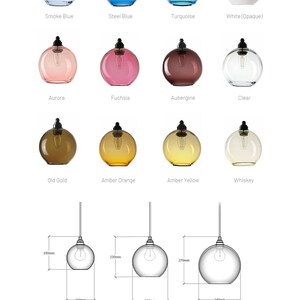 Cluster Pendant Light. Colored Glass Pendant Lights. Lights | Etsy