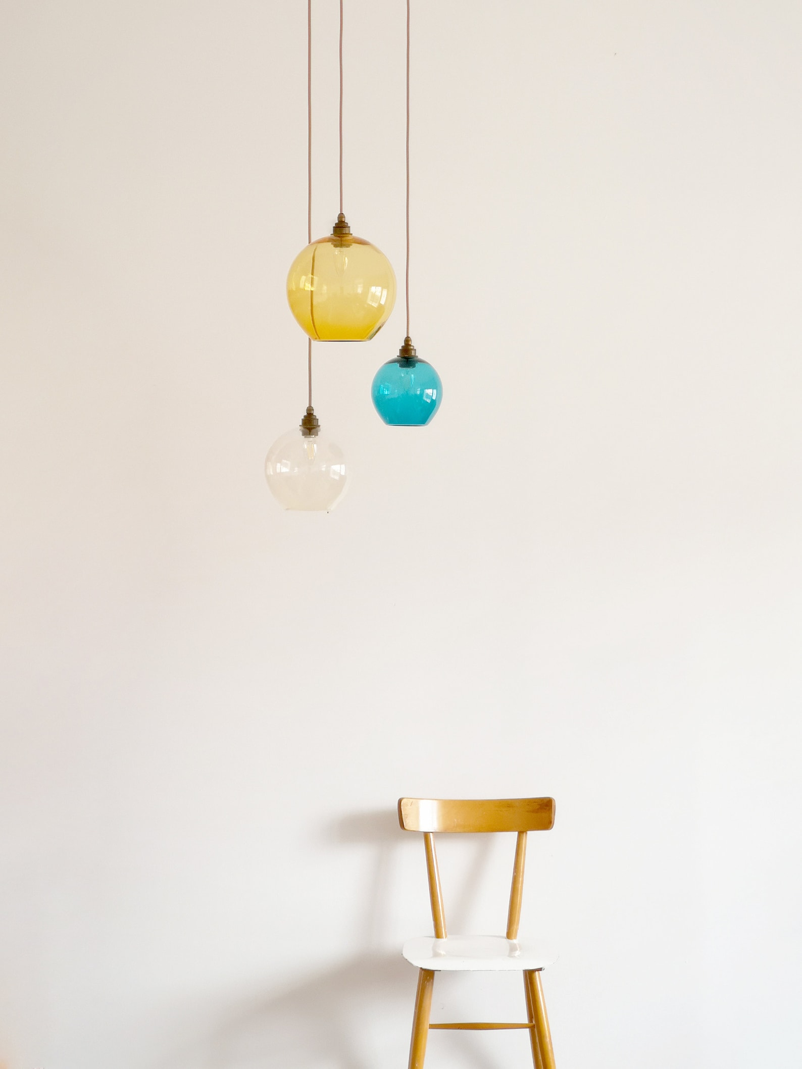 Cluster Pendant Light. Colored Glass Pendant Lights. Lights - Etsy