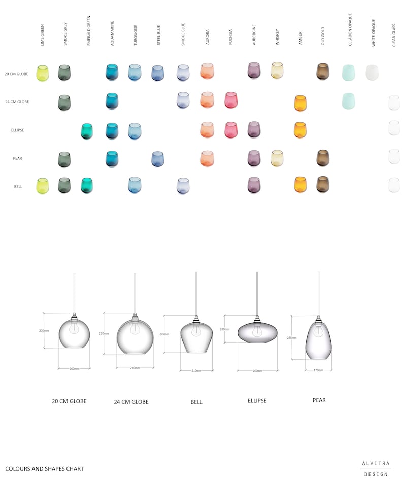 Hand Blown Glass Dining Table Chandelier, Multi Light Pendant - Etsy UK