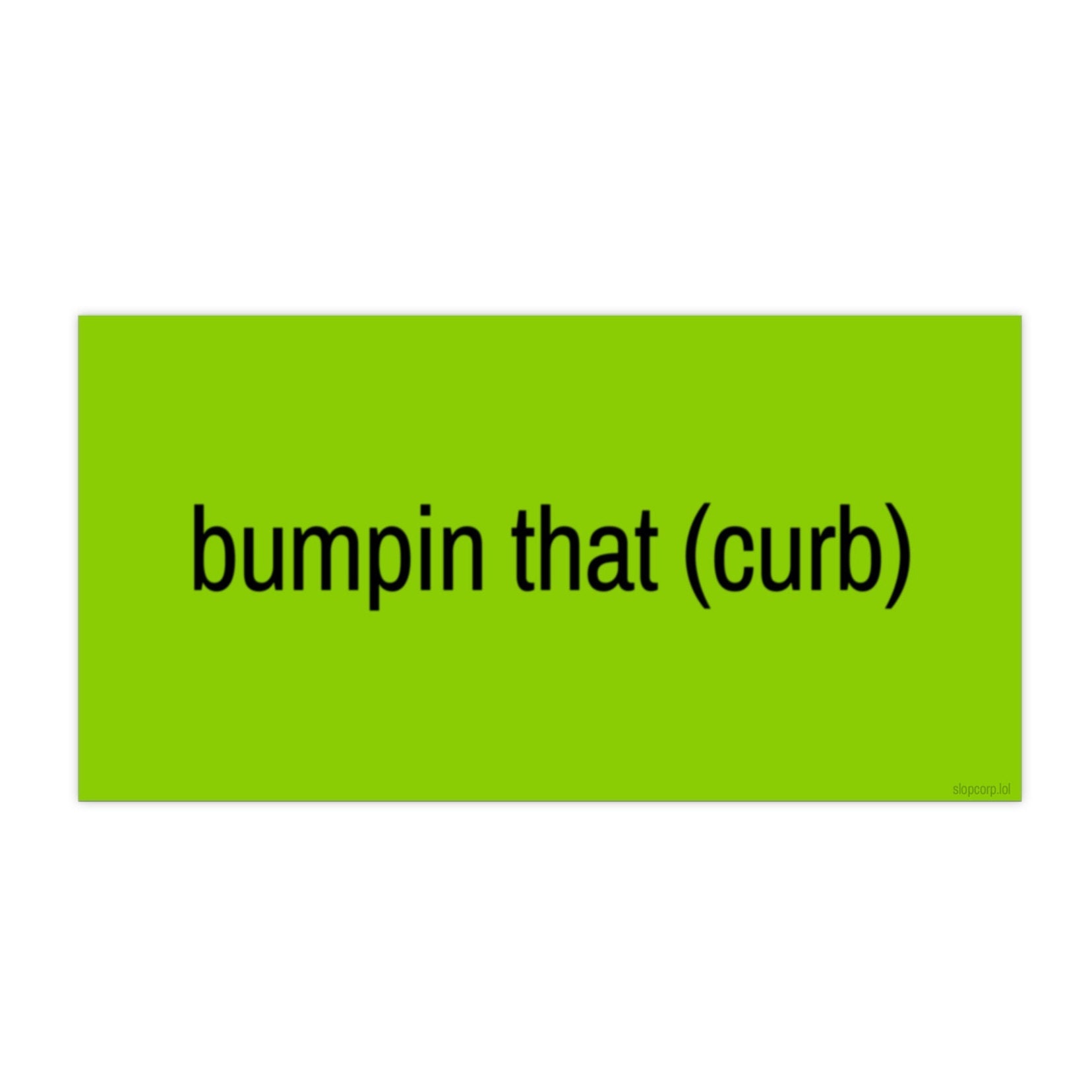 Charli Xcx Bumpin That Curb Bumper Sticker Brat so Julia - Etsy