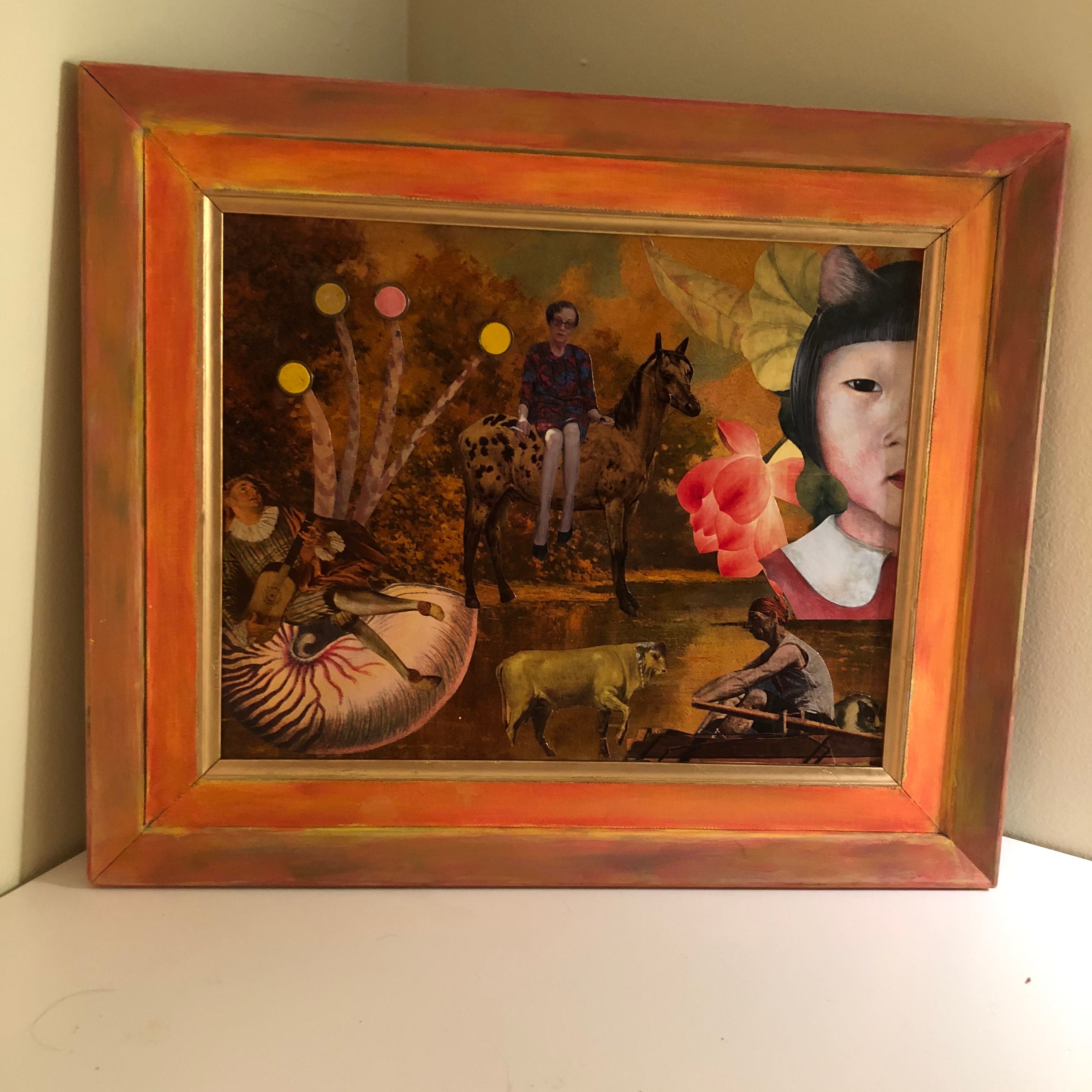 Altered Art Collage Paper Collage Multi Media Collage - Etsy