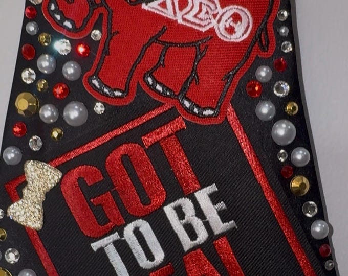 Delta Sigma Theta Junk Tie - Etsy