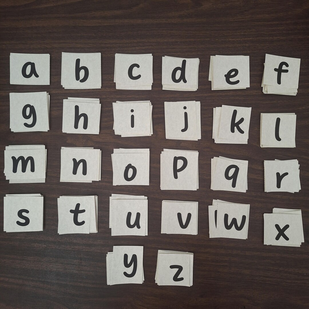 English Alphabet Cards Letters Flash Cards Teach Writing Learn Reading ...