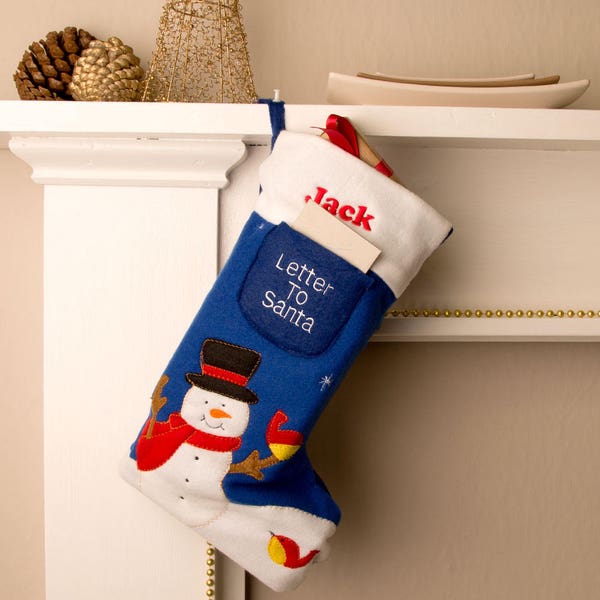 Traditional Stocking Blue - Etsy