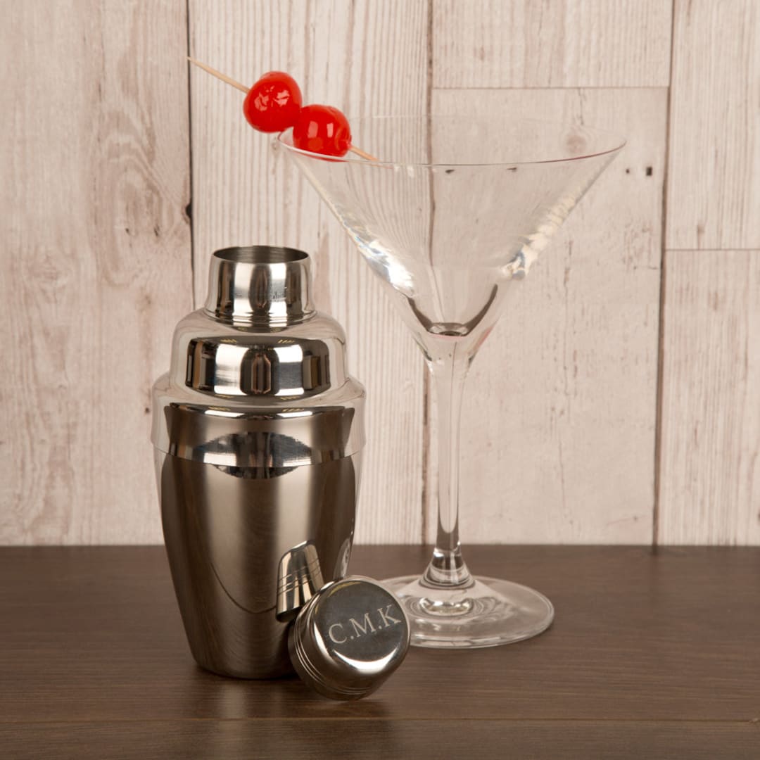 Engraved Party Cocktail Shaker for Him or Her. Personalised, Classy and ...