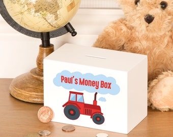 Tractor Piggy Bank - Etsy