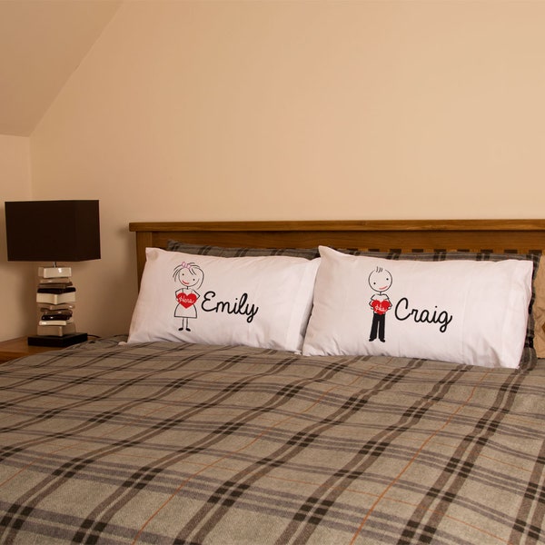 Couples Pillowcases - Etsy