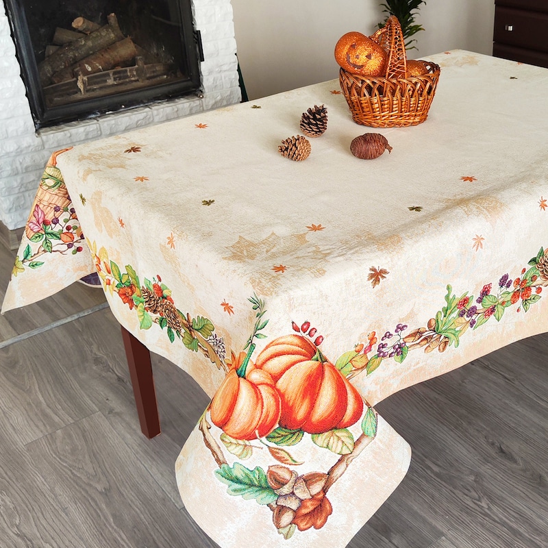 Fall Tablecloth - Etsy