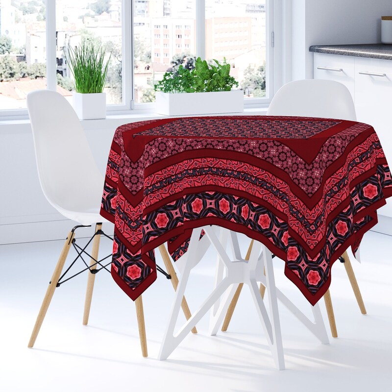 Modern Tablecloth - Etsy