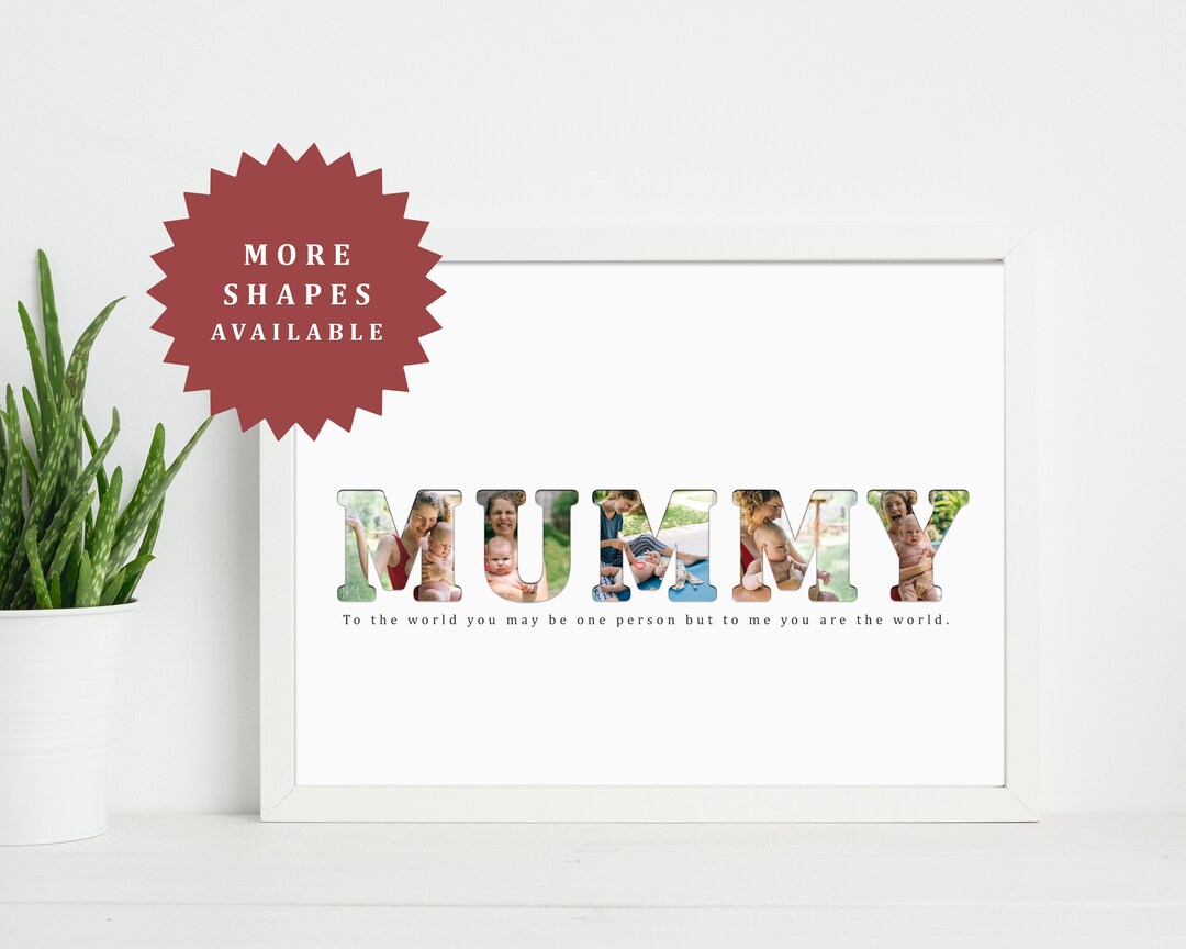 Gift for Mummy, Mummy Photo Collage, Mummy Gifts, Mummy Photo Frame ...