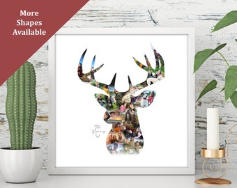 Deer Photo Collage | Etsy