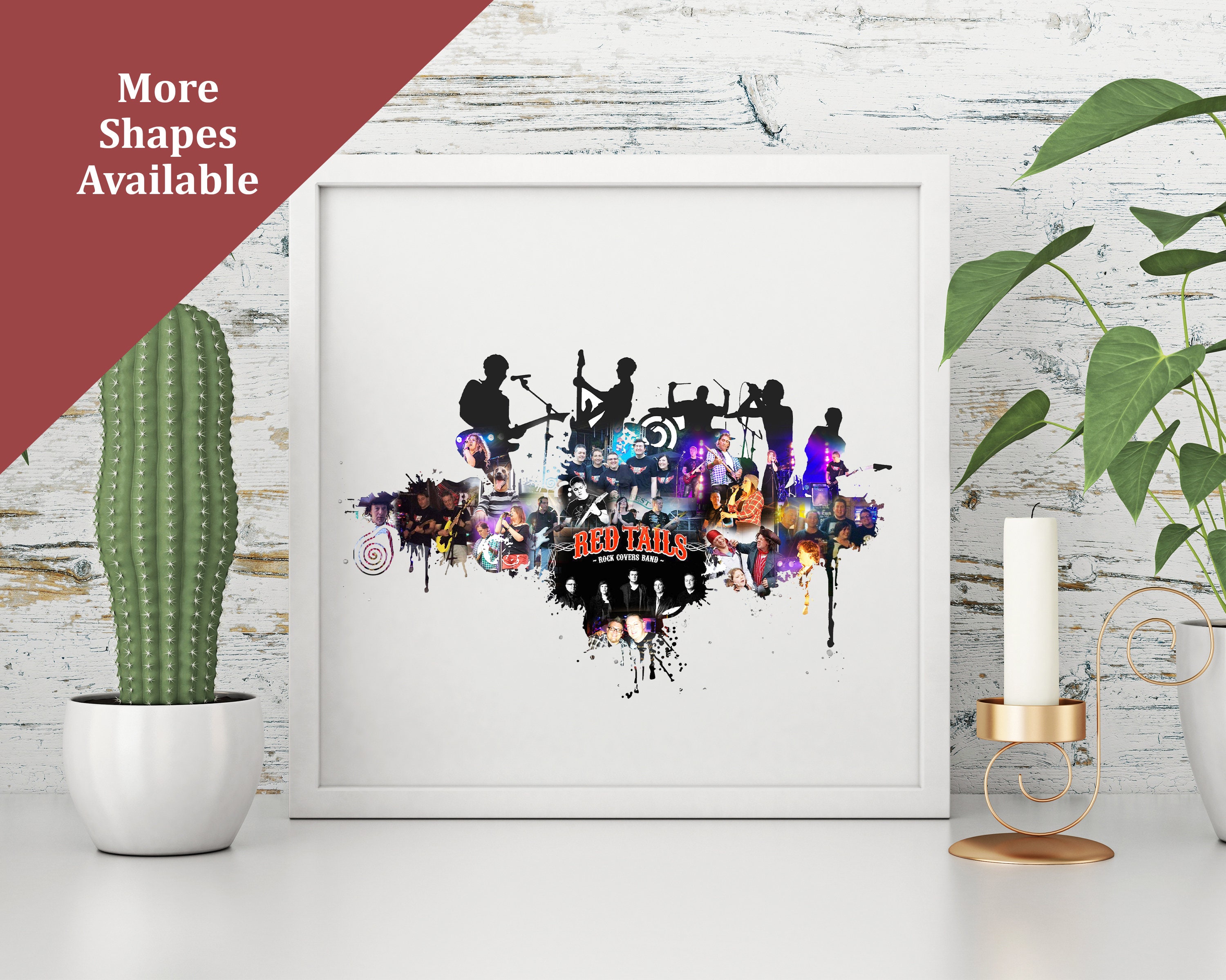 Rock Photo Collage Rock Music Personalised Picture Rock - Etsy