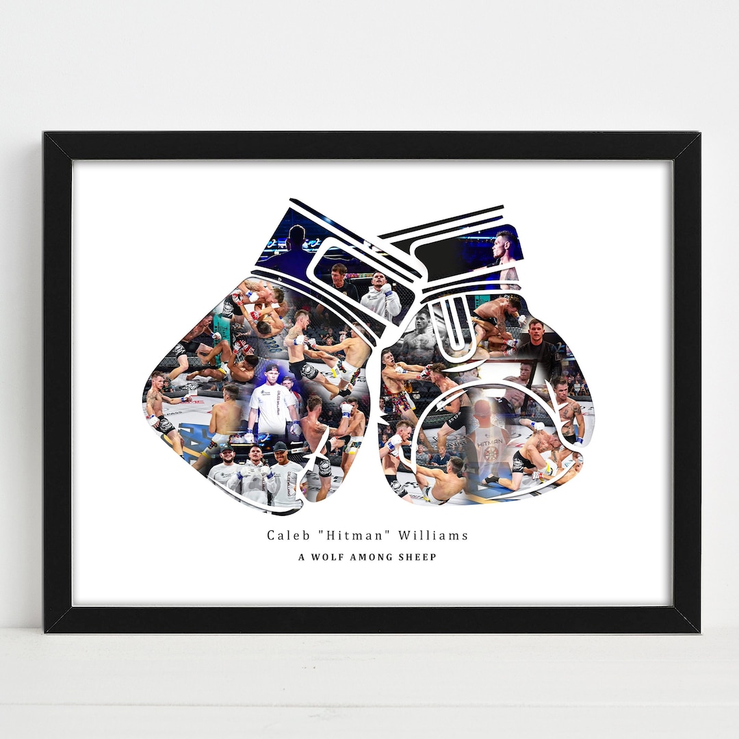 Gift for Boxer, Boxing Photo Collage, Boxing Gifts, Boxing Poster ...