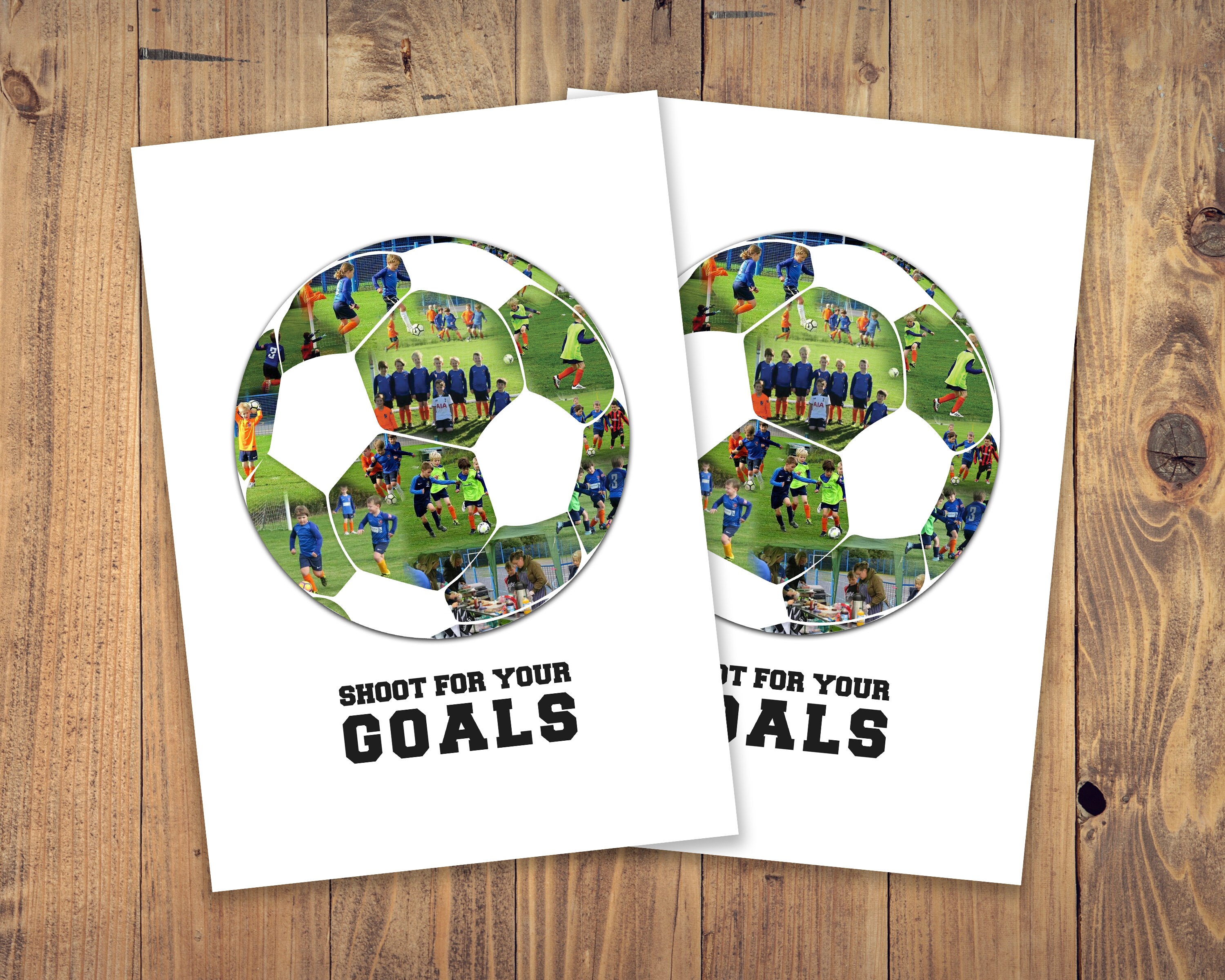 Football Photo Collage Football Personalised Gift - Etsy