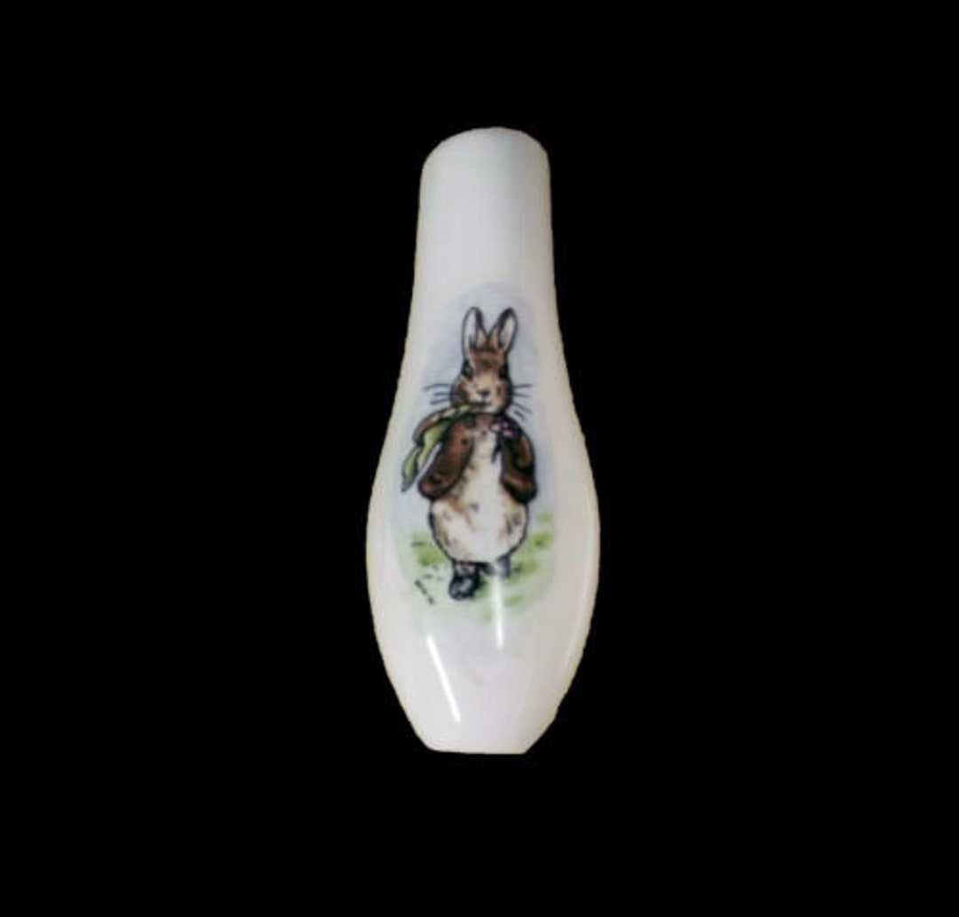 White Ceramic Bathroom Toilet / Shower / Light Pull Peter Rabbit Duck ...