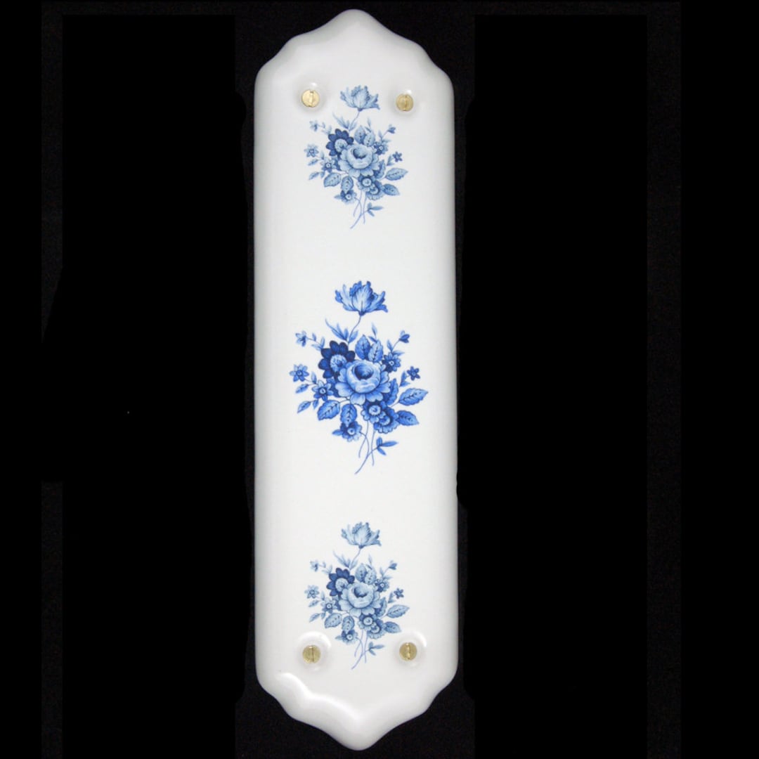Ceramic Door Finger Plate Saxony Design (each) - Etsy