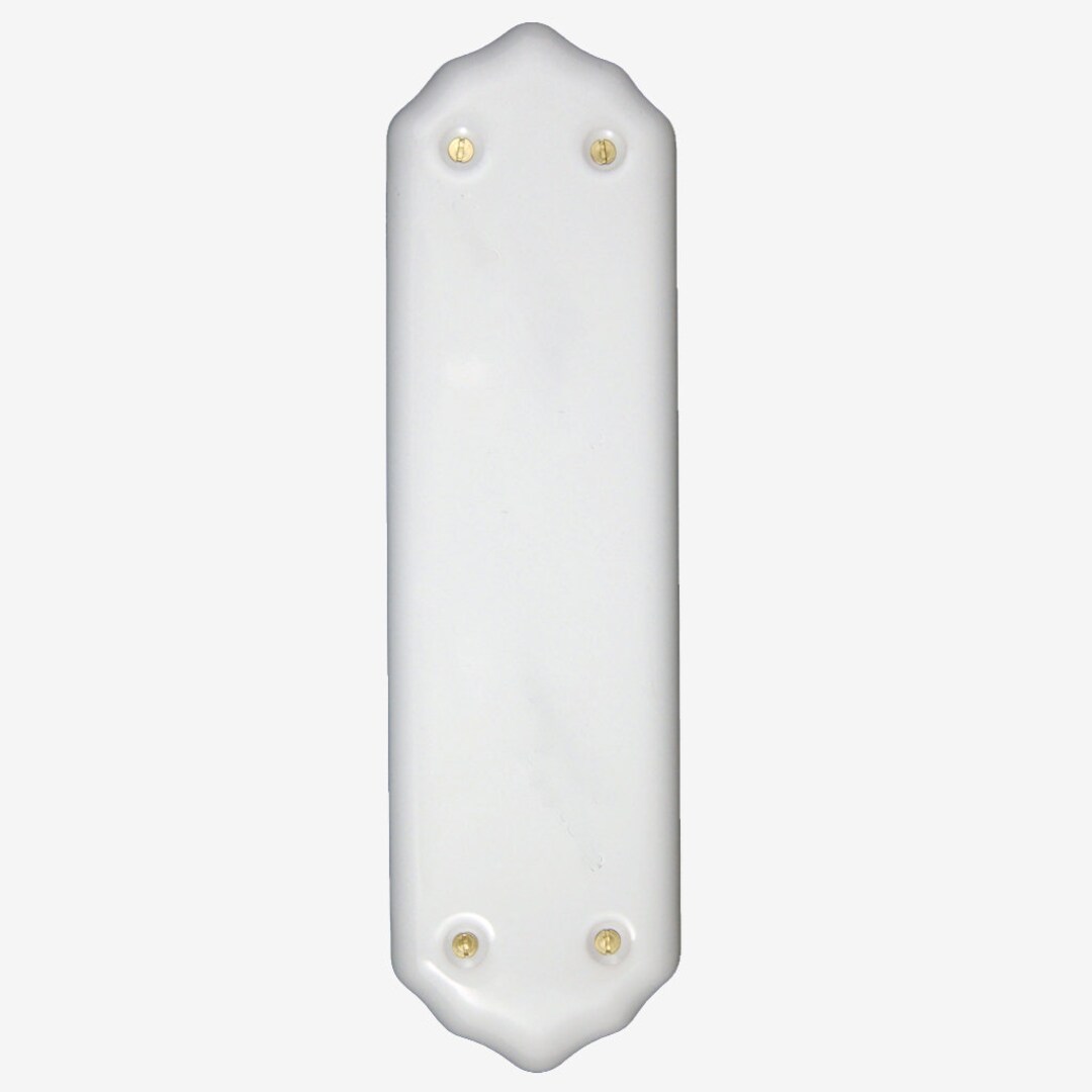 Ceramic Door Finger Plate White (each) - Etsy UK