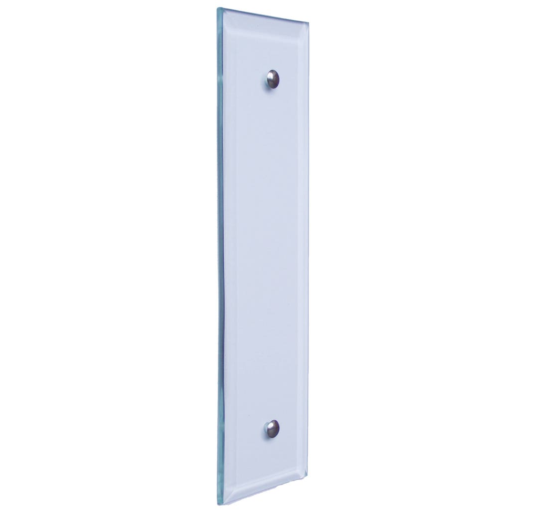 Crystal Cut Glass Door Finger Push Plate - Etsy UK