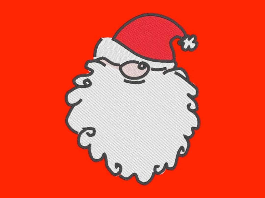 Santa Face 02 - Etsy