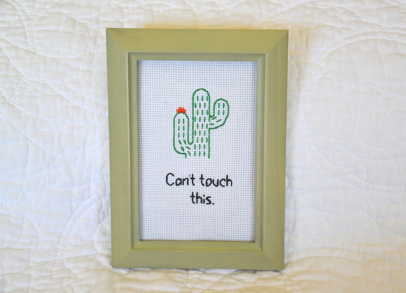 Funny Cross Stitch Pattern PDF Download can't | Etsy