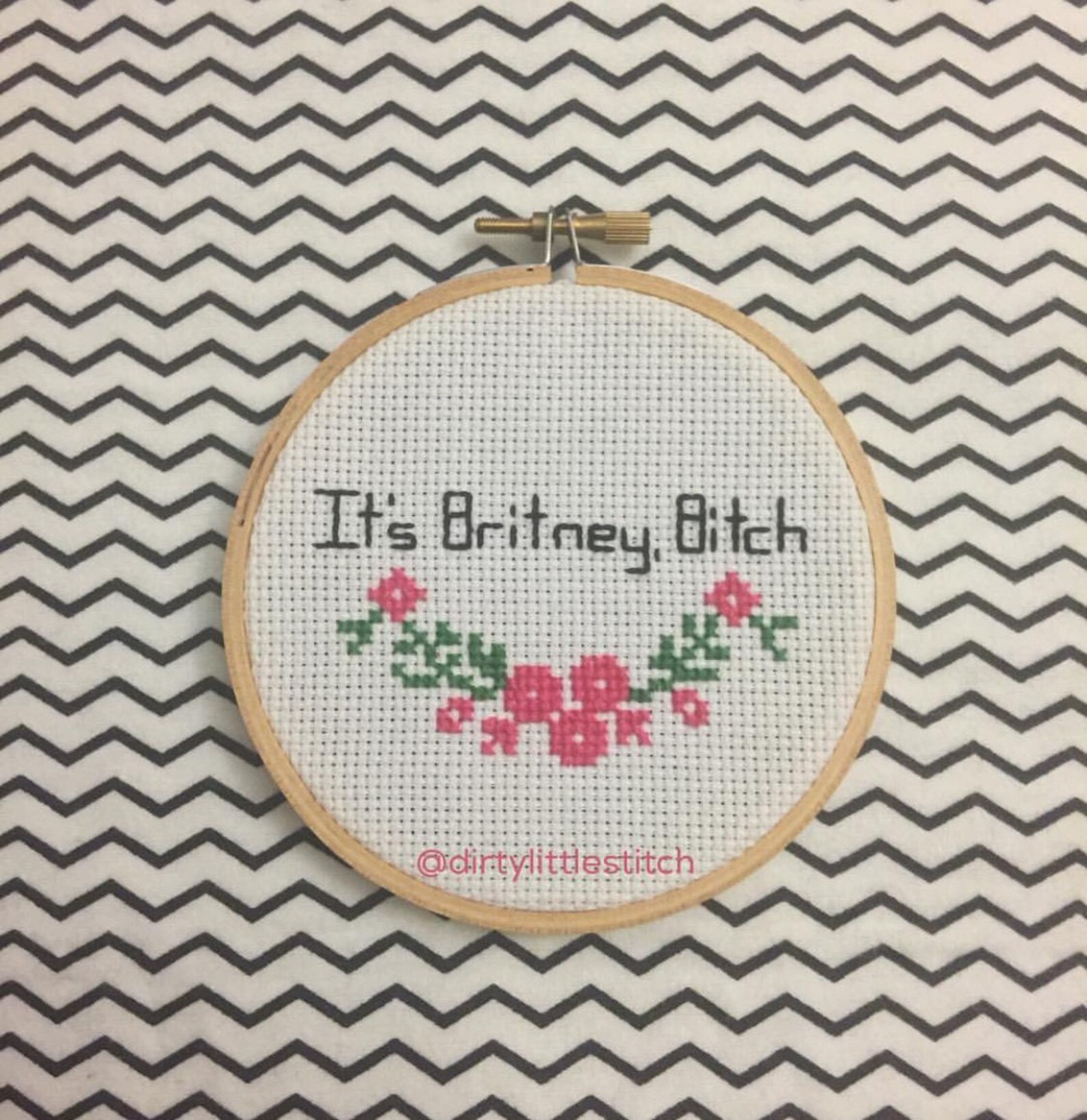 Funny Cross Stitch Pattern PDF Download it's | Etsy