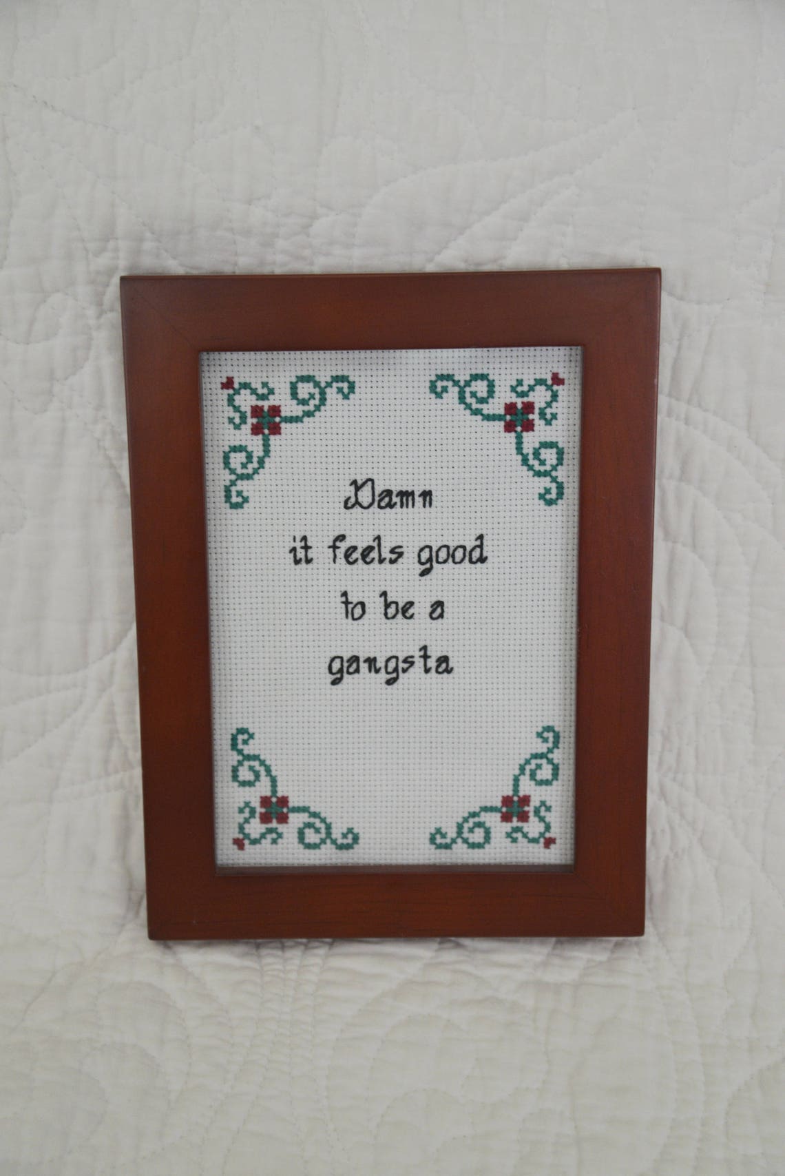 Funny Cross Stitch Pattern Instant Download damn It - Etsy