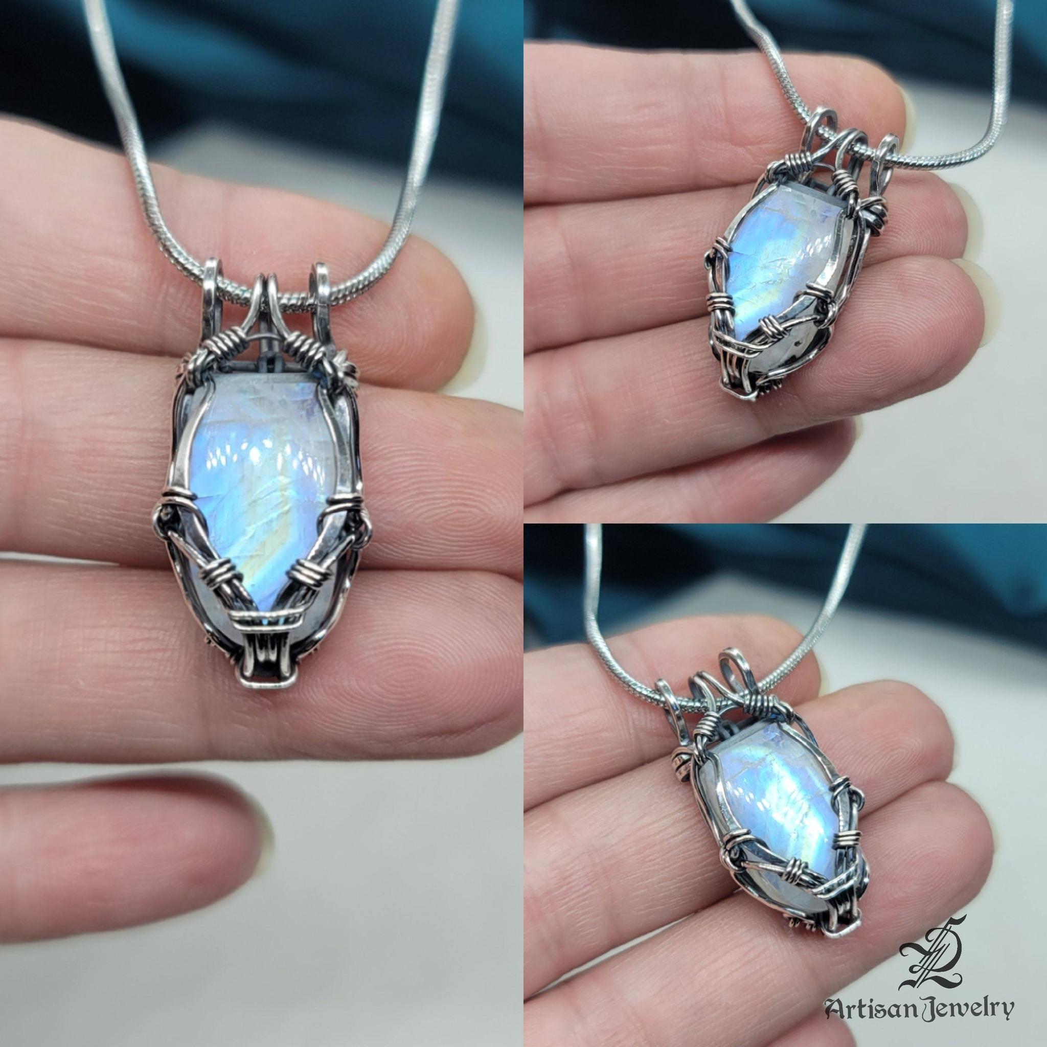 Norma: Unique Handmade Fantasy Sliding Talisman Pendant Necklace With ...