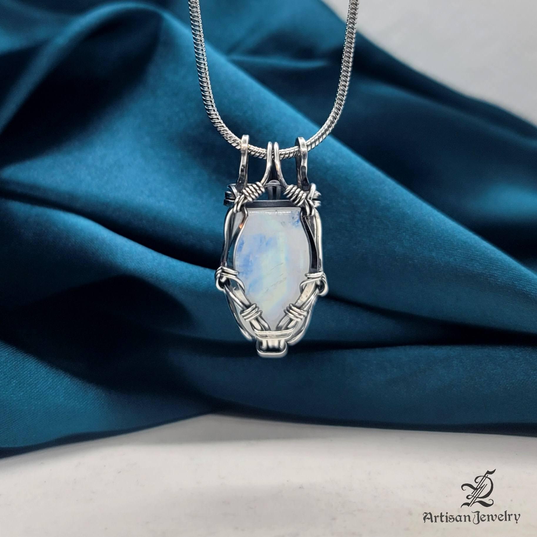 Norma: Unique Handmade Fantasy Sliding Talisman Pendant Necklace With ...