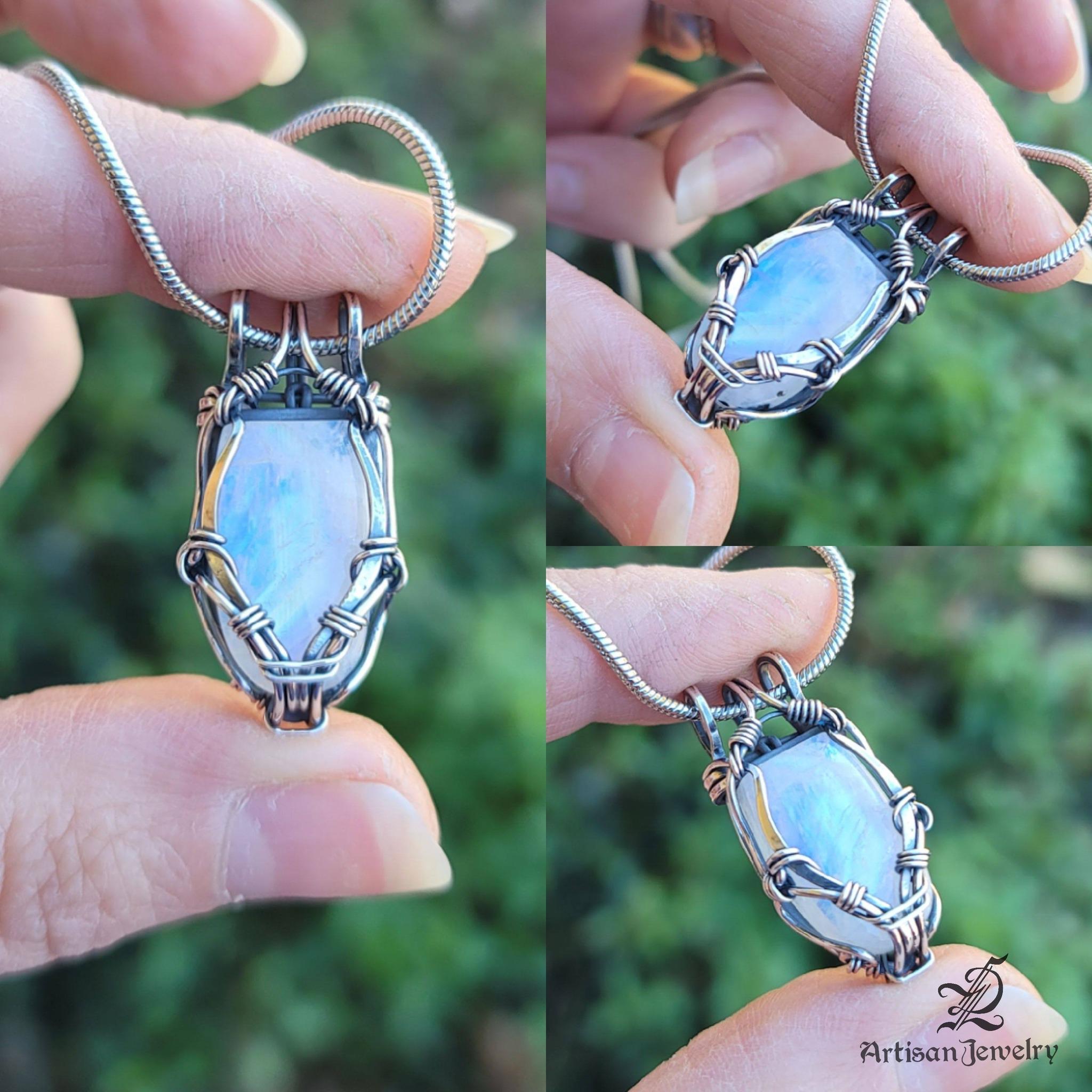 Norma: Unique Handmade Fantasy Sliding Talisman Pendant Necklace With ...