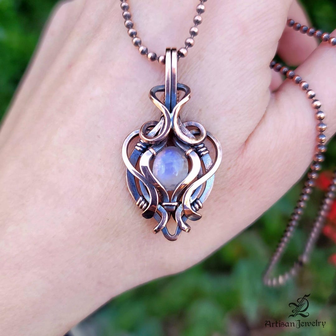 Paxia: Unique Handmade Fantasy Elven Talisman Pendant Necklace With ...