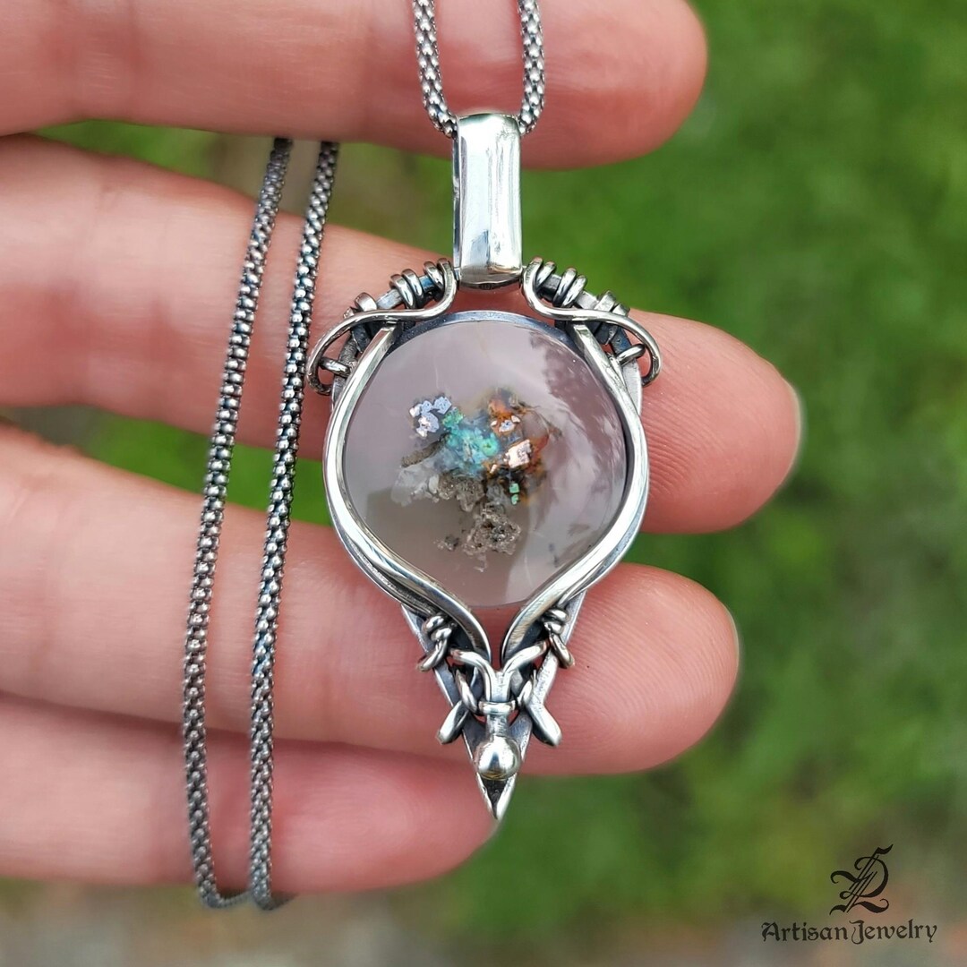 Kadō: Unique Handmade Art Deco Fantasy Talisman Pendant Necklace With ...