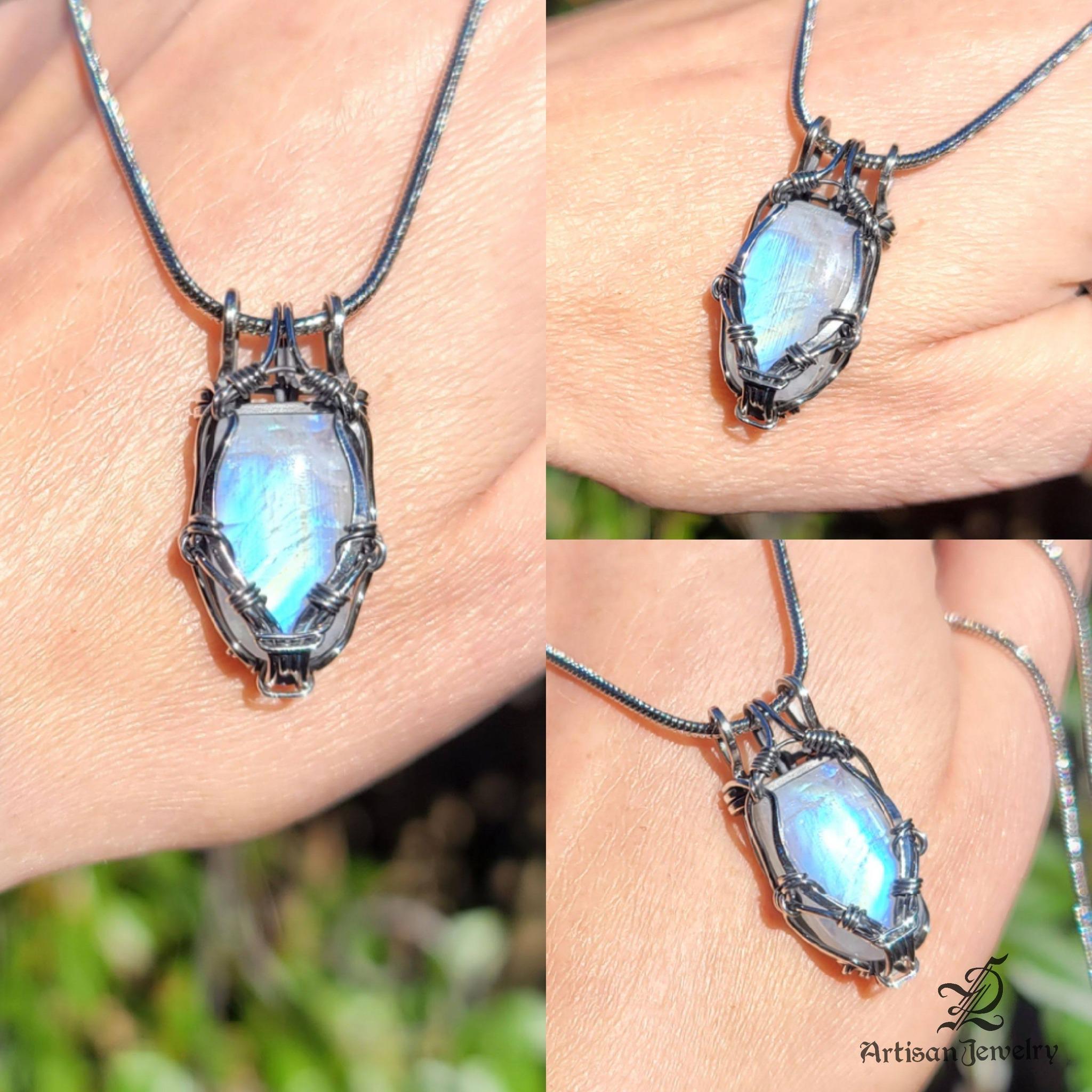 Norma: Unique Handmade Fantasy Sliding Talisman Pendant Necklace With ...
