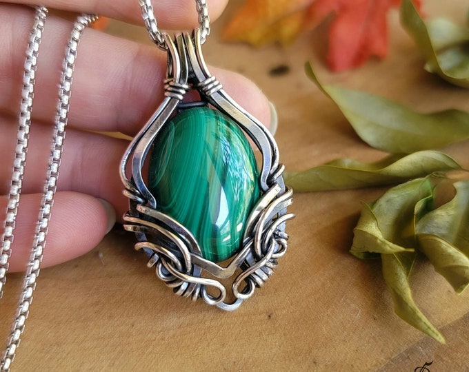 Rhyanhee: Unique Handmade Elven Statement Healing Talisman Pendant ...