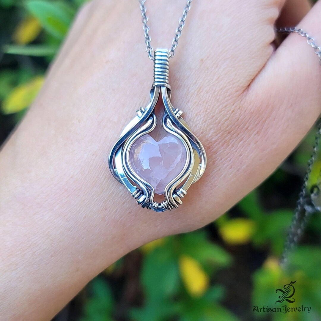 Unique Handmade Elegant Fantasy Healing Talisman Pendant Necklace With ...