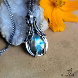 Tyvonne: Unique Handmade Unisex Talisman Pendant Necklace With Genuine ...