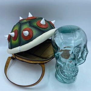 Genuine Leather Handmade Turtle Backpack Small - Etsy