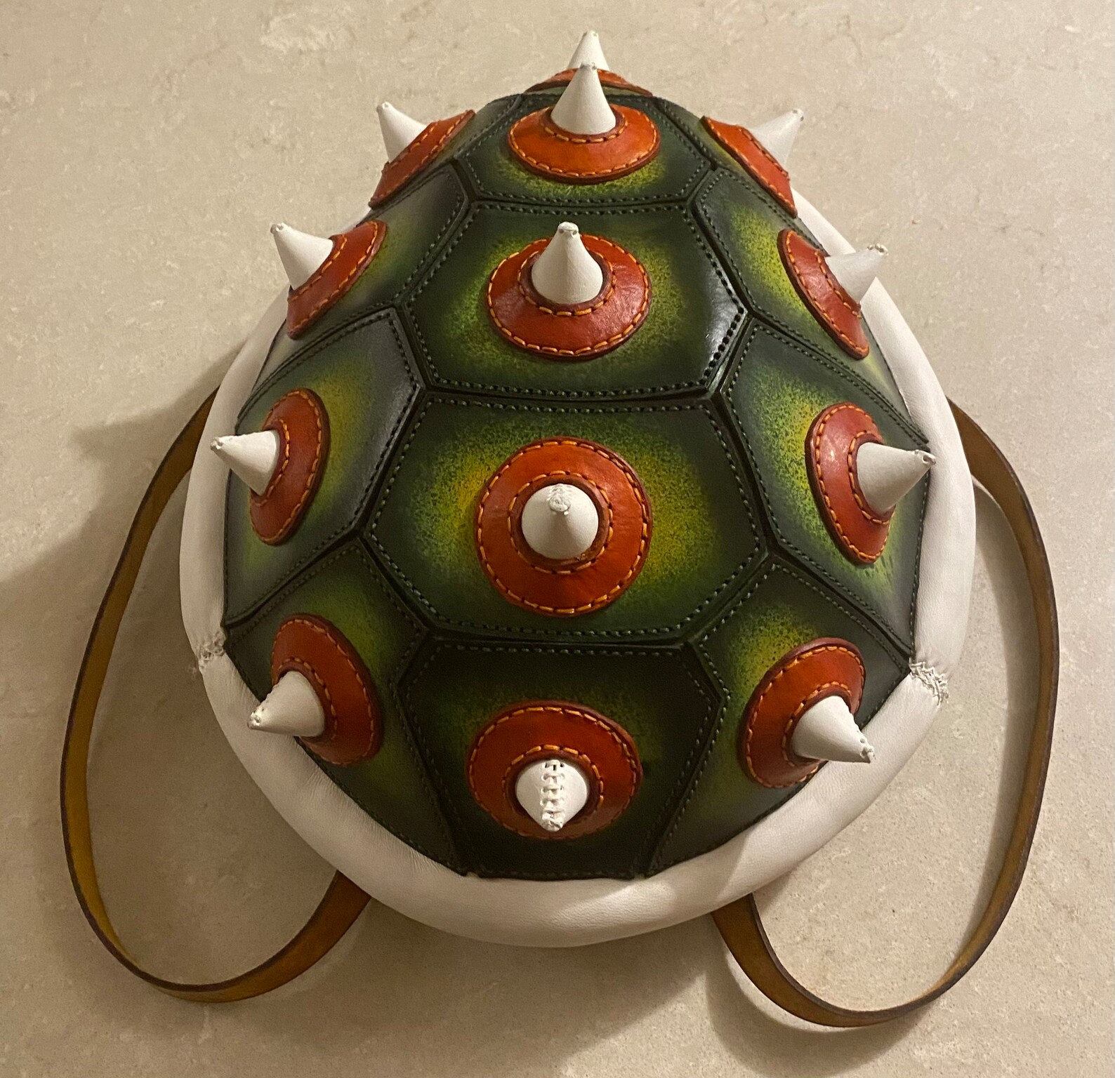 Genuine Leather Handmade Turtle Backpack. - Etsy