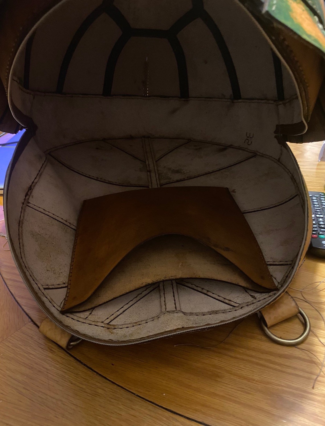 XL Extra Large Leather Turtle Tortoise Backpack Bag Purse | Etsy