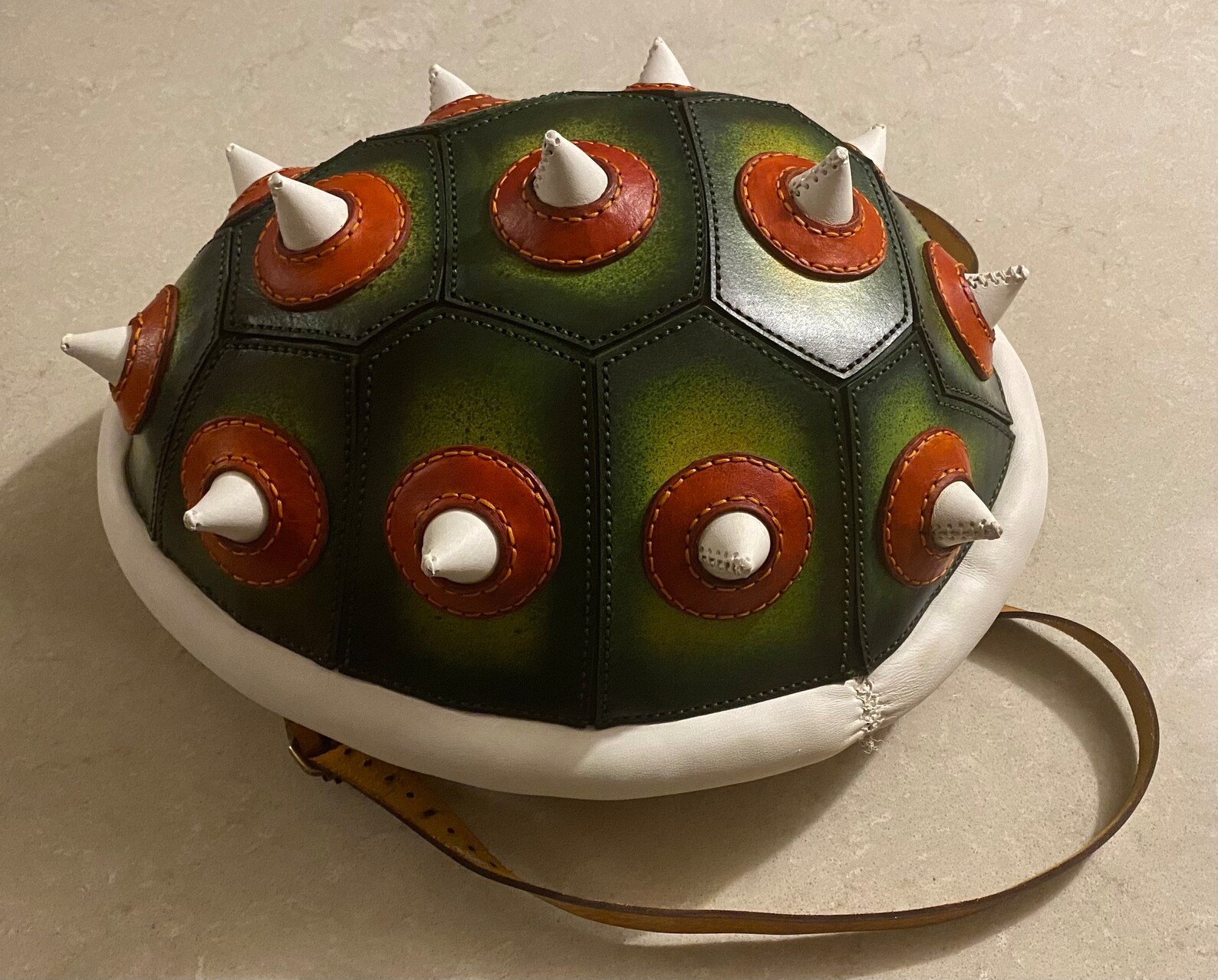 Genuine Leather Handmade Turtle Backpack. - Etsy