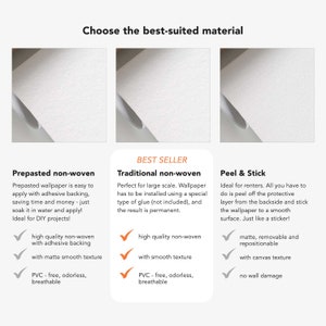 Black and White Abstract Lines Wallpaper, Modern Wall Mural, Removable ...