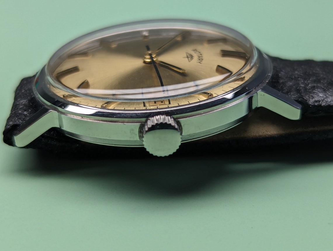 Vintage Rotary Incabloc Mechanical Watch - Etsy