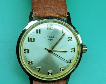 Vintage Rotary Incabloc Mechanical Watch - Etsy