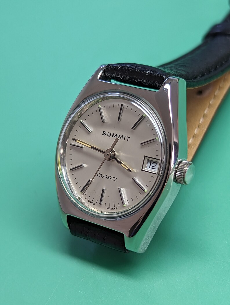 Summit Vintage Quartz Stainless Steel Watch - Etsy